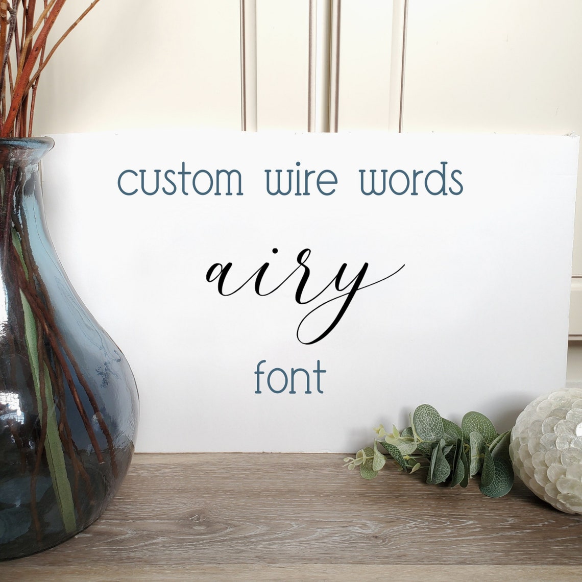 Custom Wire Words Sign Airy Font Wire Name Wire Sign - Etsy