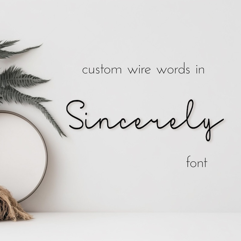 Wire Words - Etsy