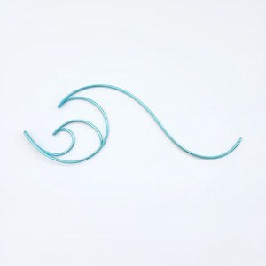 Ocean Waves Wire Art Single Line Wire Art Waves Wall Art - Etsy