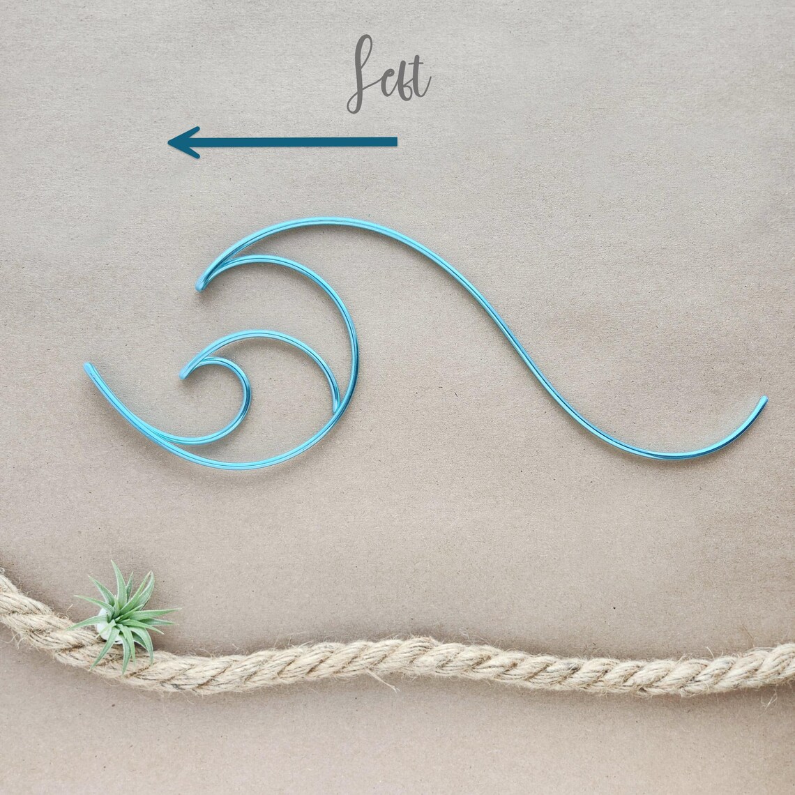 Ocean Waves Wire Art | Single Line Wire Art | Waves Wall Art - Etsy