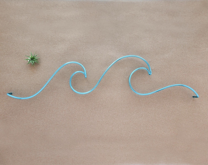 Ocean Waves Wire Art | Single Line Wire Art | Waves Wall Art - Etsy