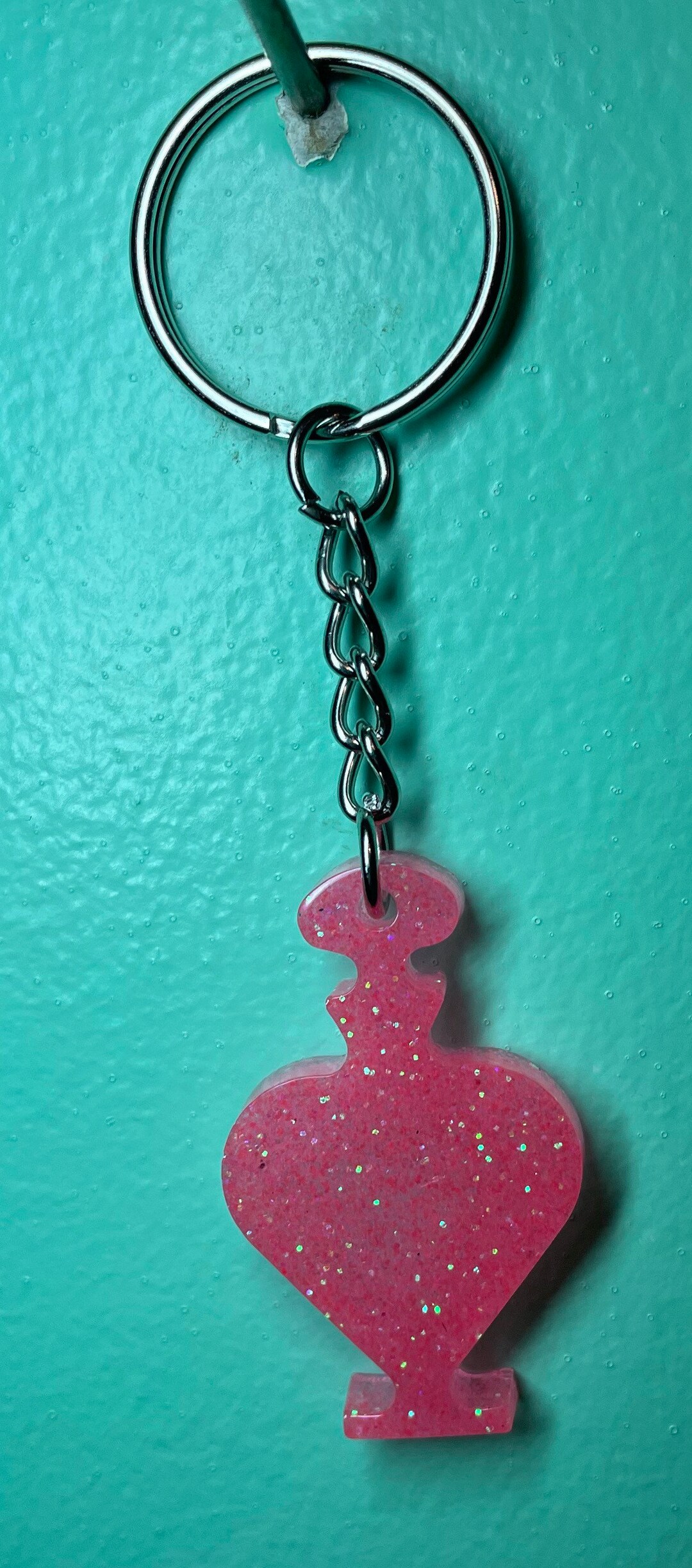 Perfume Bottle Keychain - Etsy