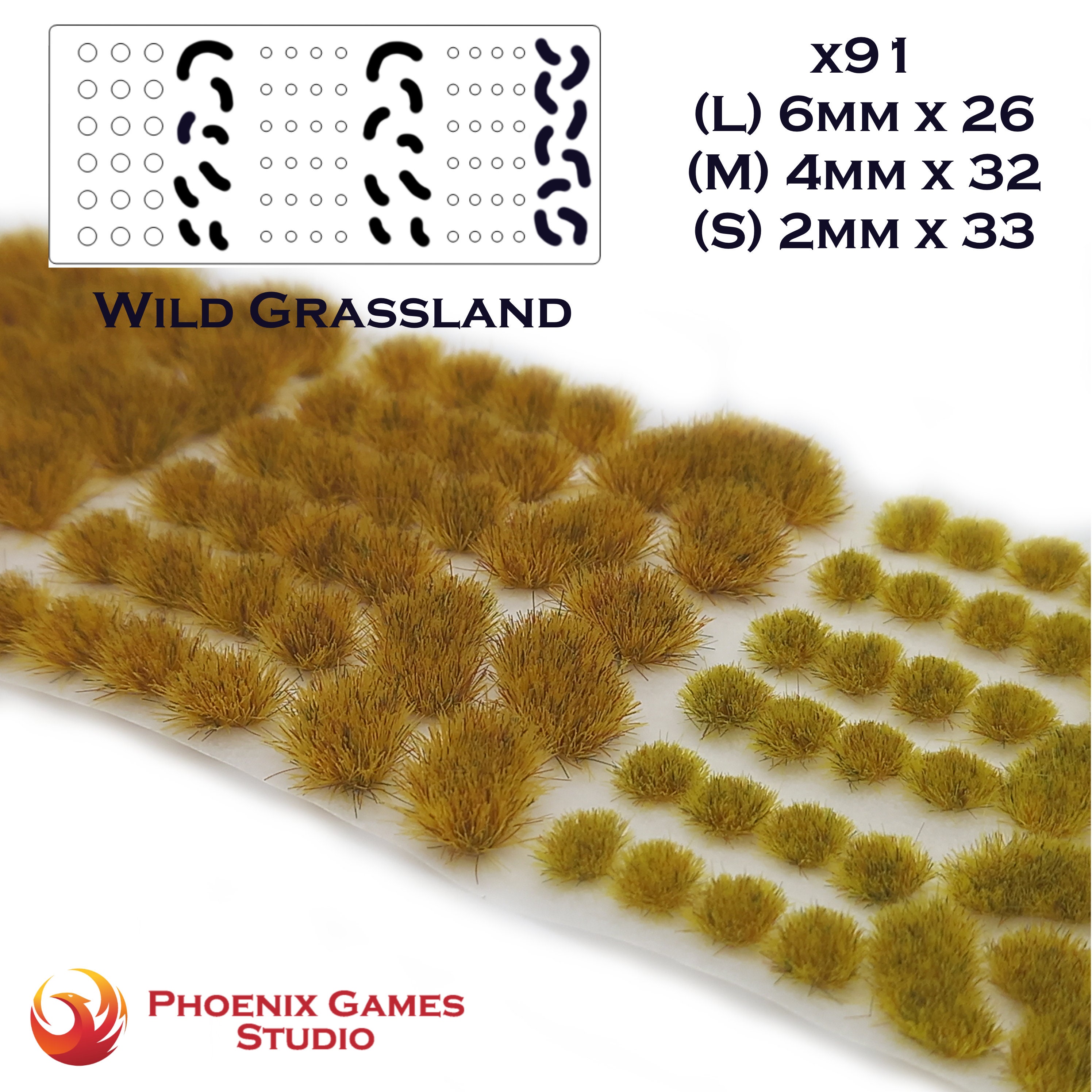 Model Static Grass Tufts 2/4/6mm Mixed Sheet Packs Model Scenery Mini ...