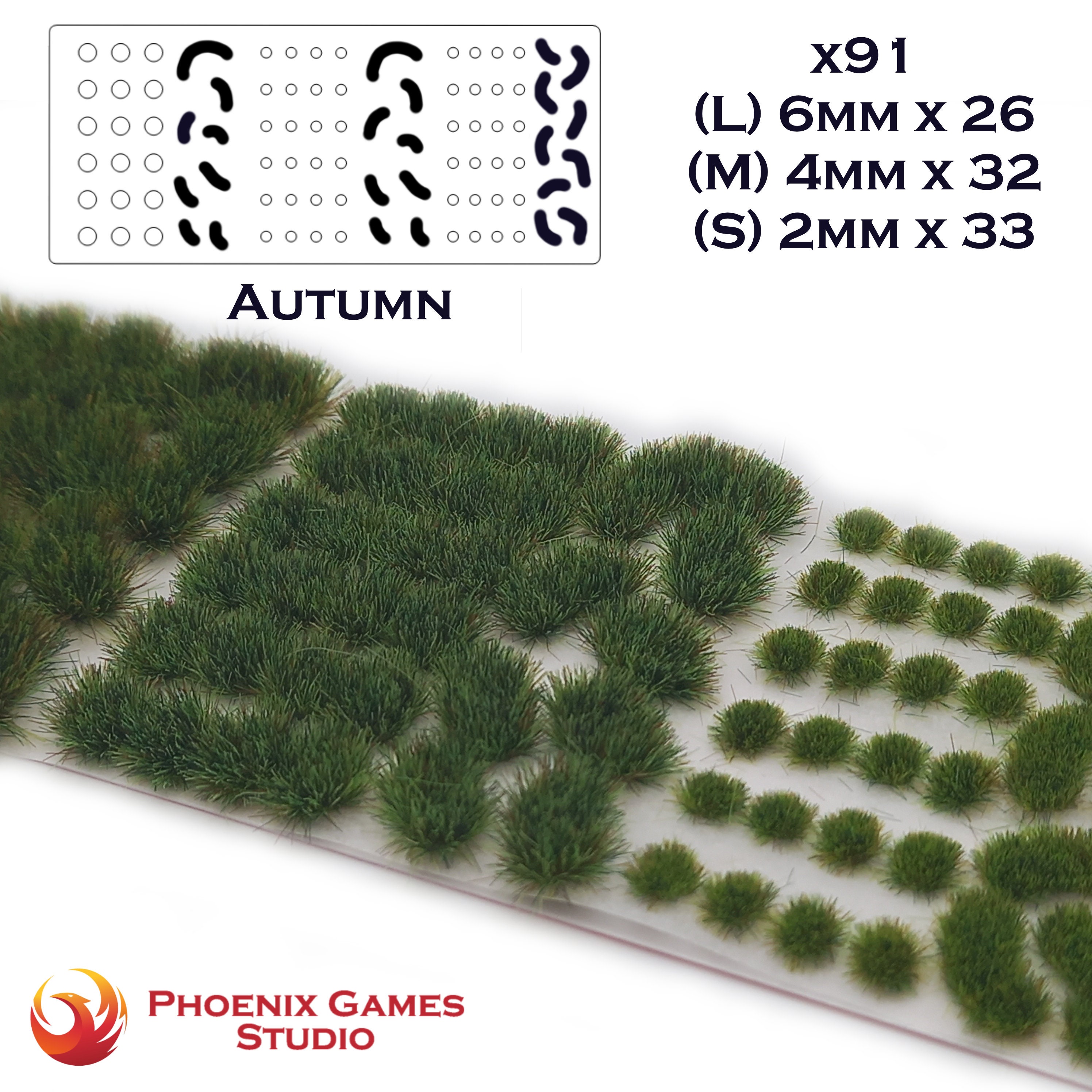 Model Static Grass Tufts 2/4/6mm Mixed Sheet Packs Model Scenery Mini ...