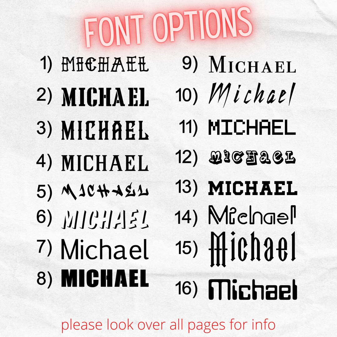 Personalized Name Decal: Custom Font Car Sticker - Etsy