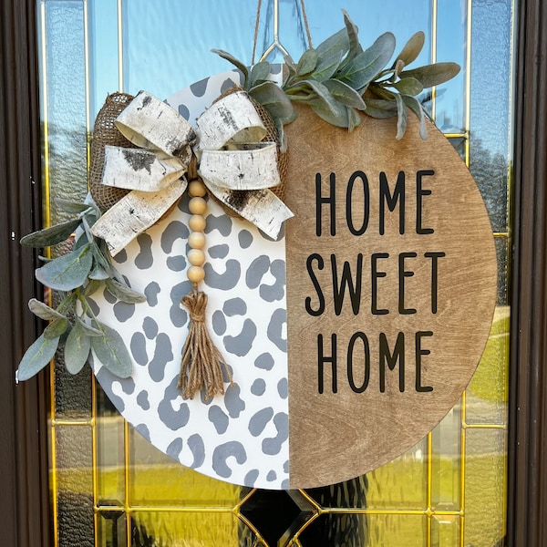 Leopard Door Hanger - Etsy