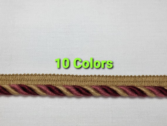 3/8 3 Ply Cord W/lip 10 Colors by the Yard SKU21956 - Etsy