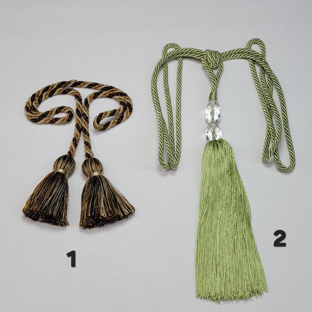 CLEARANCE Tie-backs - 4 Styles - Price per Each - SKU20253 - Etsy