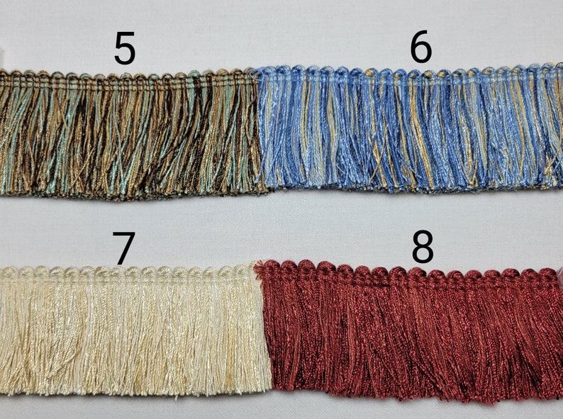 2" Cut Poly Brush Fringe- 17 Colors- by the Yard - SKU21420 - Etsy