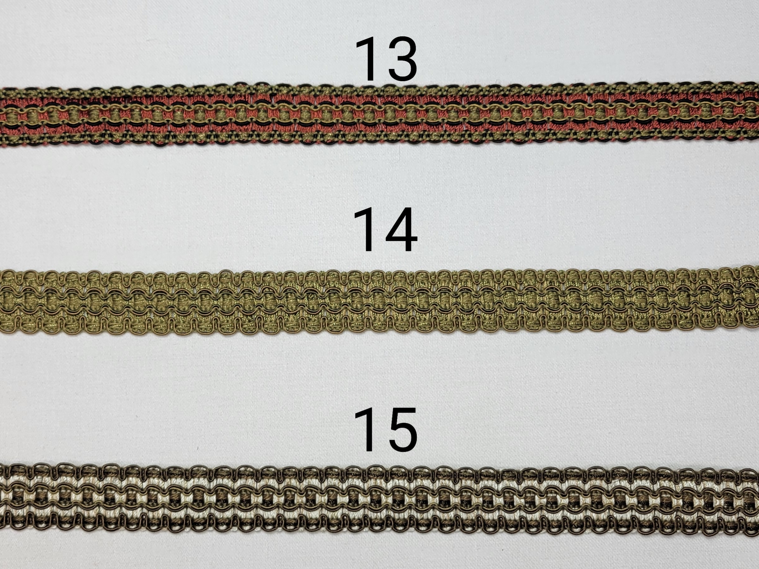 1 Braided Gimp 15 Colors by the Yard SKU21431 - Etsy