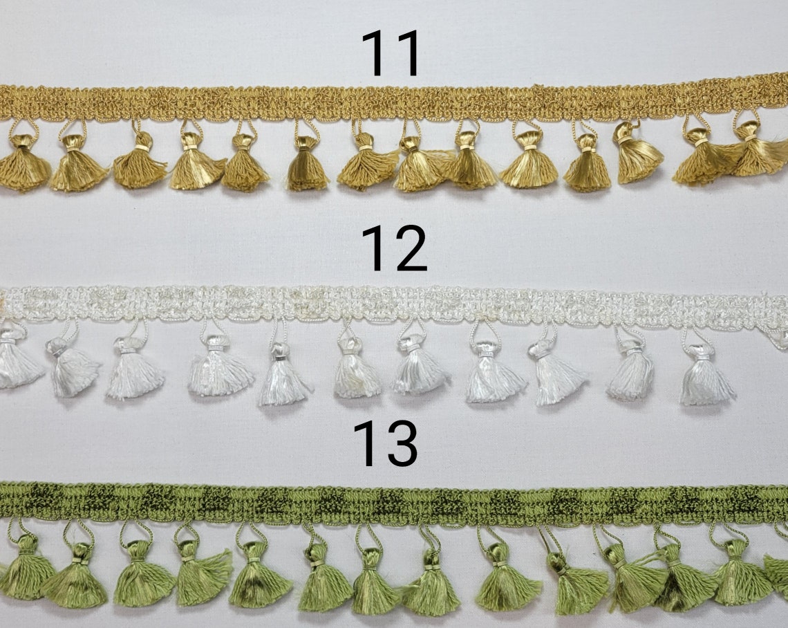 2 Tassel Fringe 19 Colors by the Yard SKU10078 - Etsy