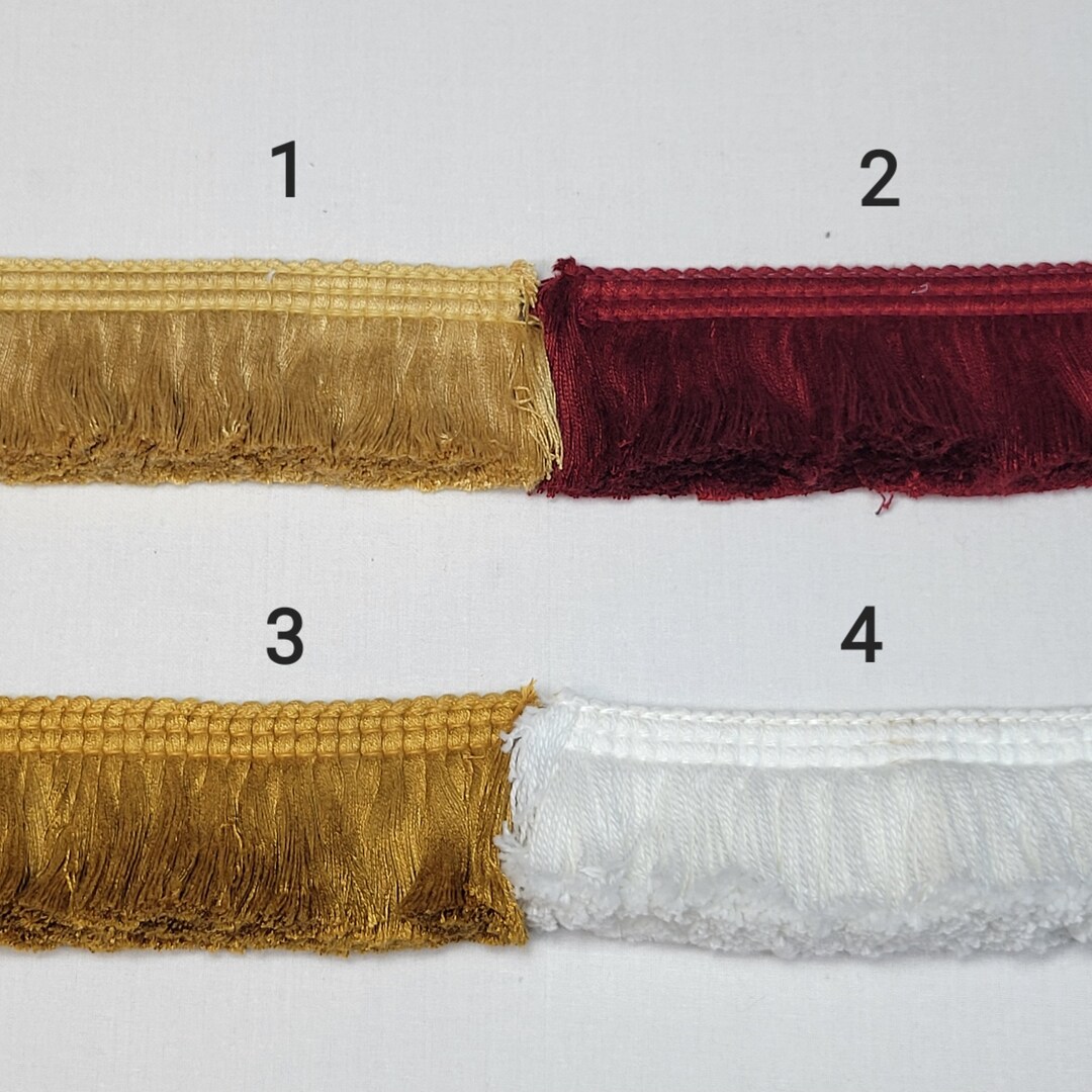 1 3/4" Brush Fringe- 4 Colors- by the Yard - SKU21931 - Etsy