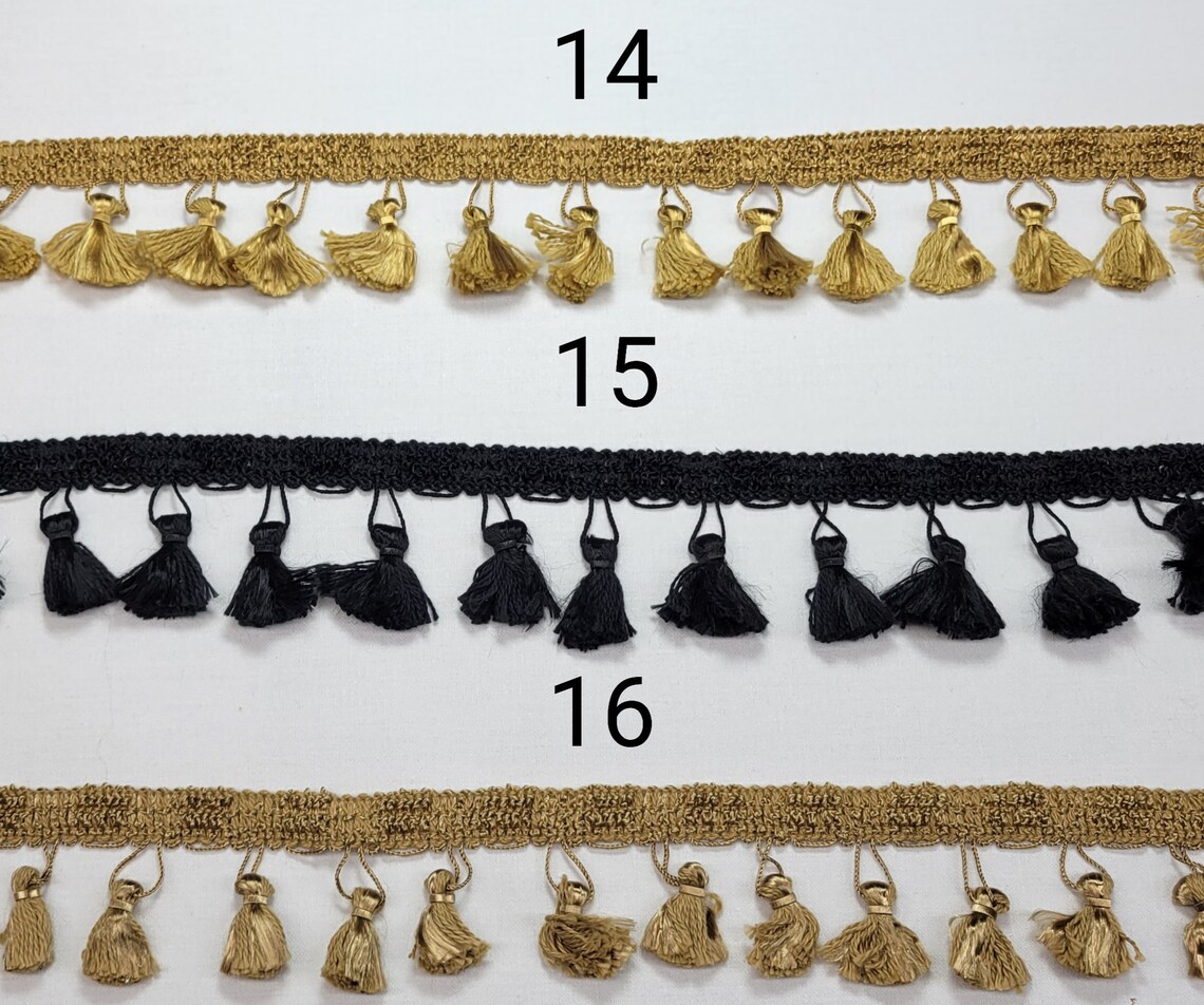 2 Tassel Fringe 19 Colors by the Yard SKU10078 - Etsy