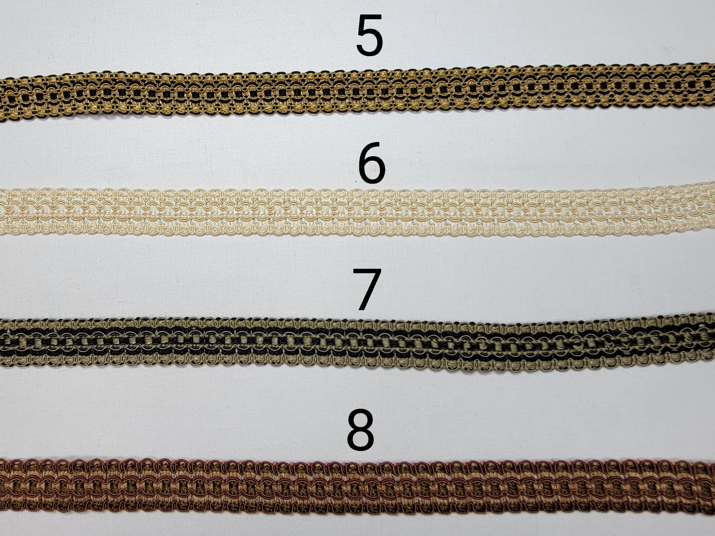 1 Braided Gimp 15 Colors by the Yard SKU21431 - Etsy
