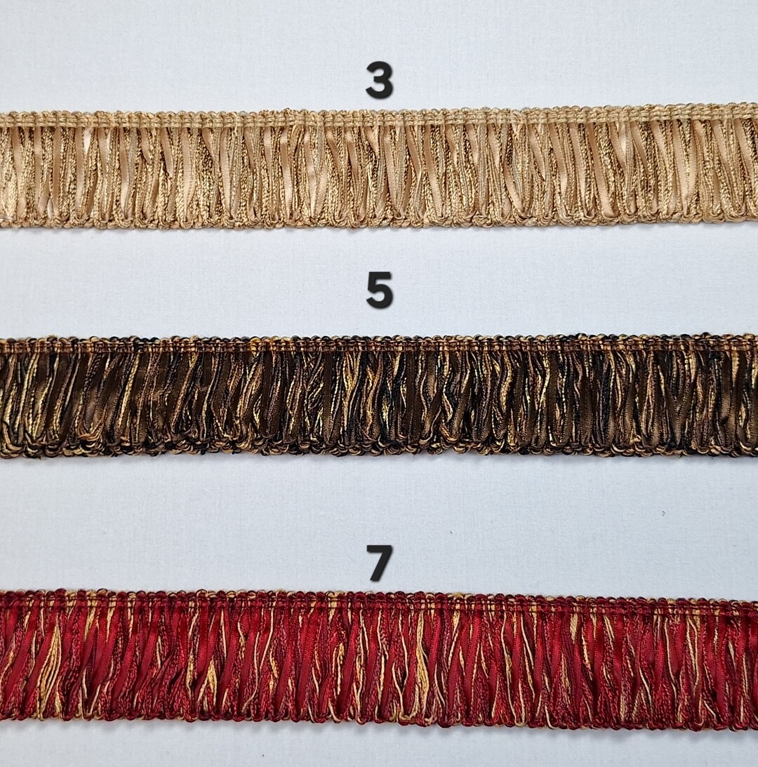 2" Blended Ribbon Loop Fringe- 3 Colors- by the Yard - SKU8324 - Etsy