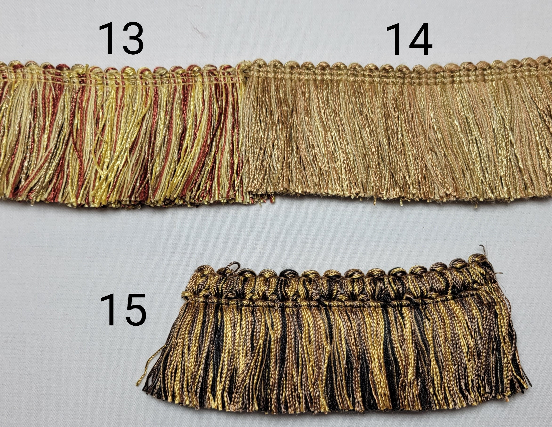 2" Cut Poly Brush Fringe- 17 Colors- by the Yard - SKU21420 - Etsy