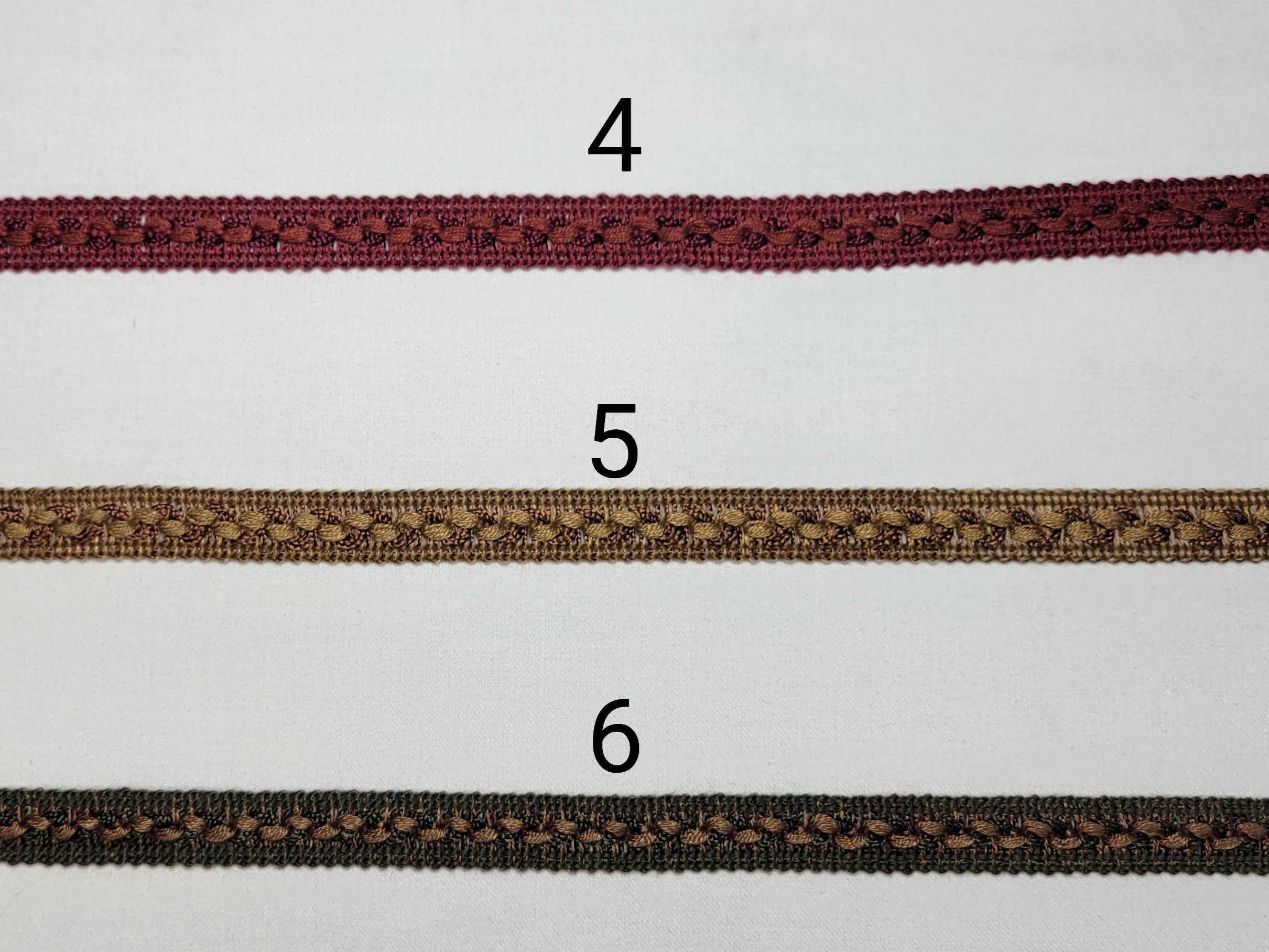 5/8" Braided Gimp- 6 Colors- by the Yard - SKU22031 - Etsy