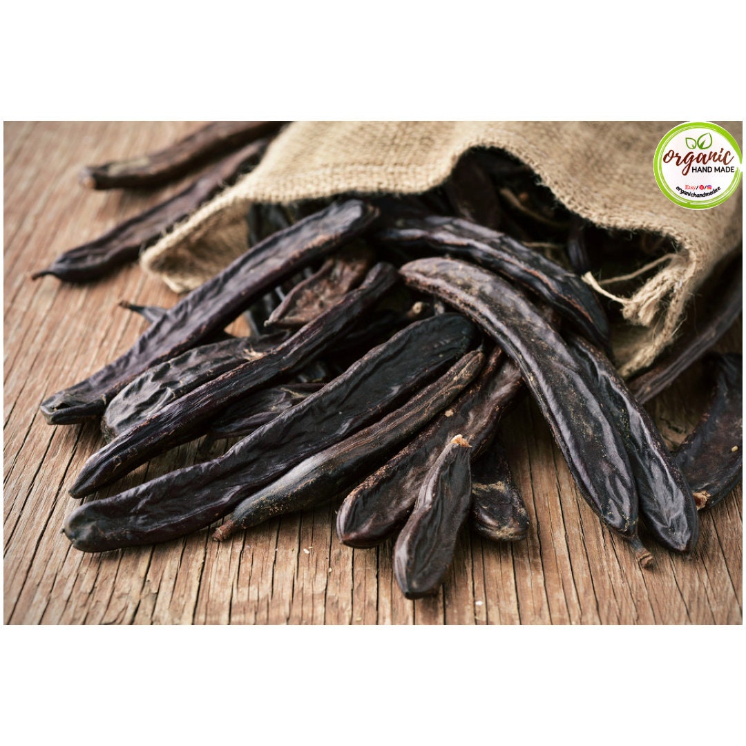 Whole Greek Organic Carob Pods Direct From Turkey-vegan Snack 400 Gr - Etsy
