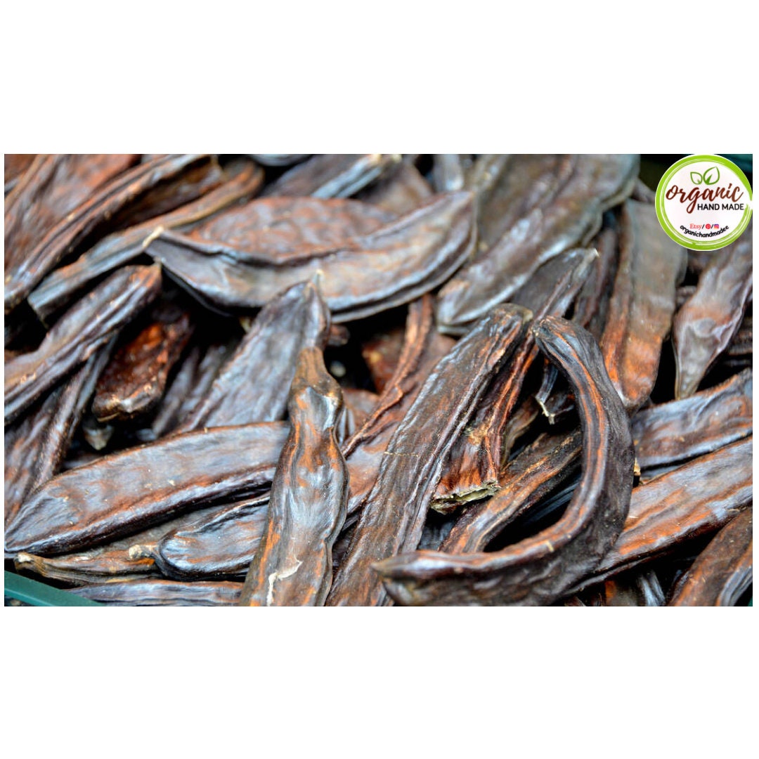 Whole Greek Organic Carob Pods Direct From Turkey-vegan Snack - Etsy