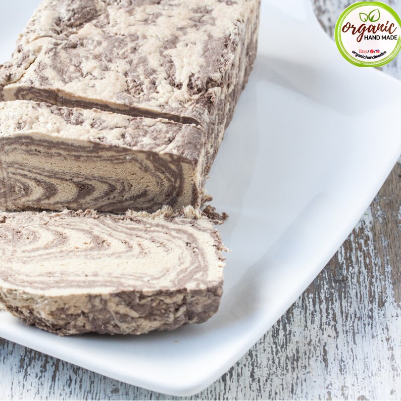 Halva With Coffee ,sesame Tahini Halva, Vegan Snack 350 Gr - Etsy