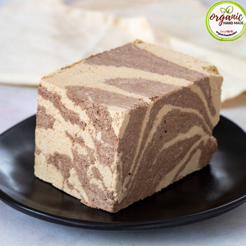 Halva With Coffee ,sesame Tahini Halva, Vegan Snack 350 Gr - Etsy