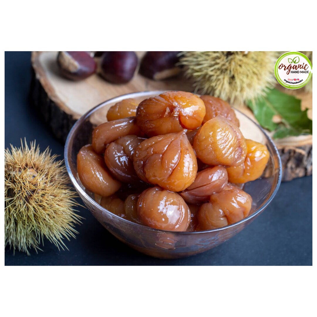 Candied Chestnut Dessert Chestnut Natural Syrup Chestnut - Etsy