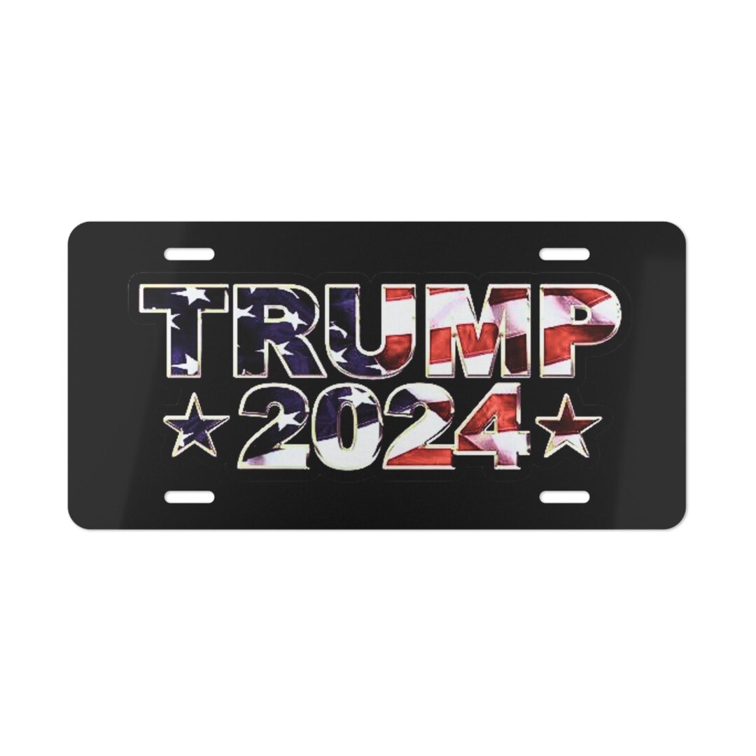 Trump 2024 Car Tag 2024 Elections License Plate Gift for Patriotic ...