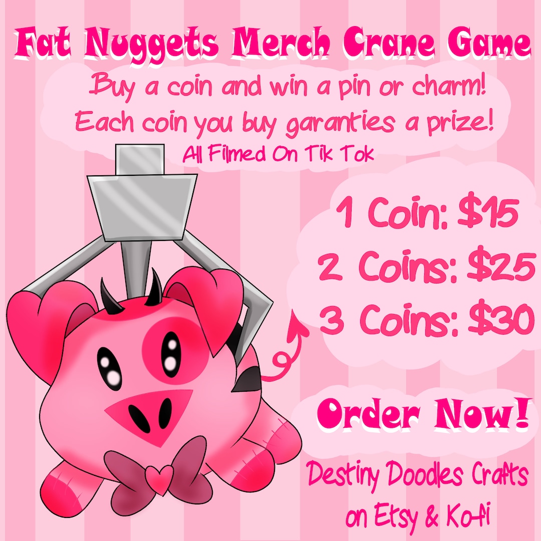 Fat Nuggets Merch Crane Game - Etsy