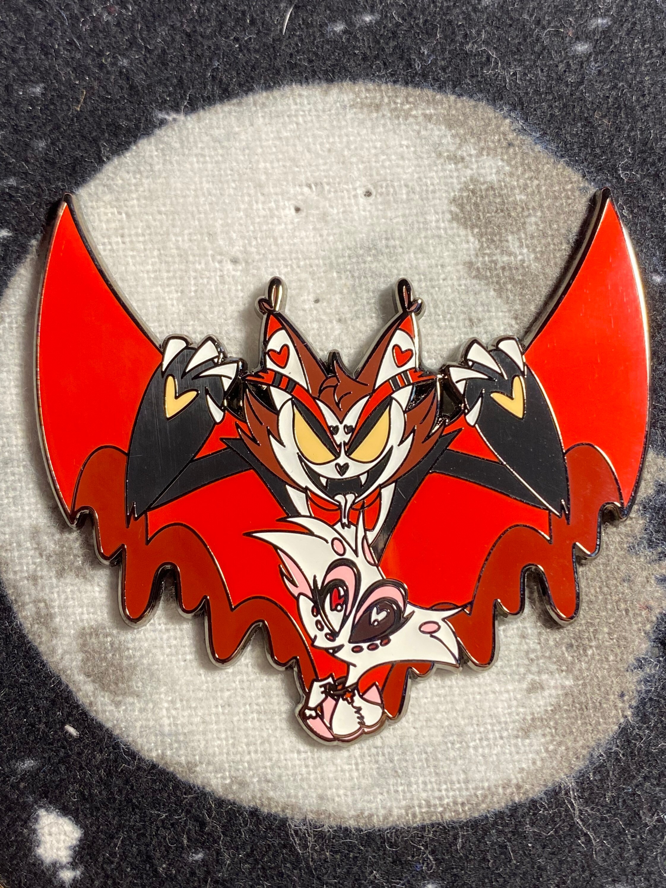 Hazbin Hotel Vampire Glow in the Dark Halloween Pins - Etsy Australia