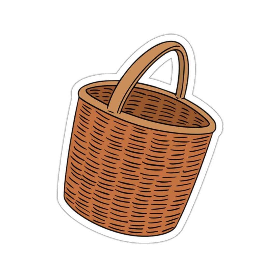 Very Lebanese Sticker Nostalgic Lebanese Wood Basket Lebanon Gift ...