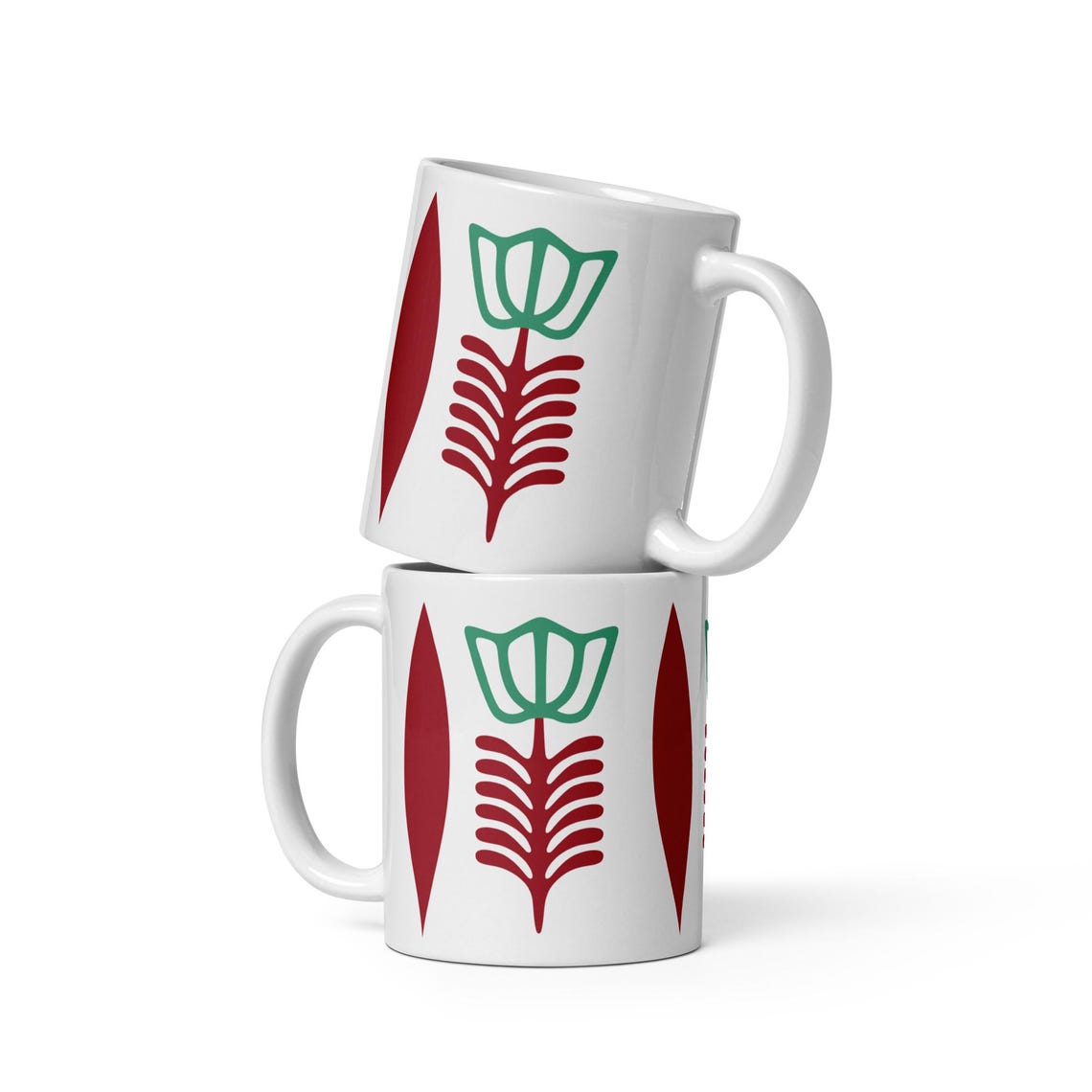 Very Lebanese Coffee Mug | Ahwe Lebnaniye | Red Color Coffee Mug - Etsy