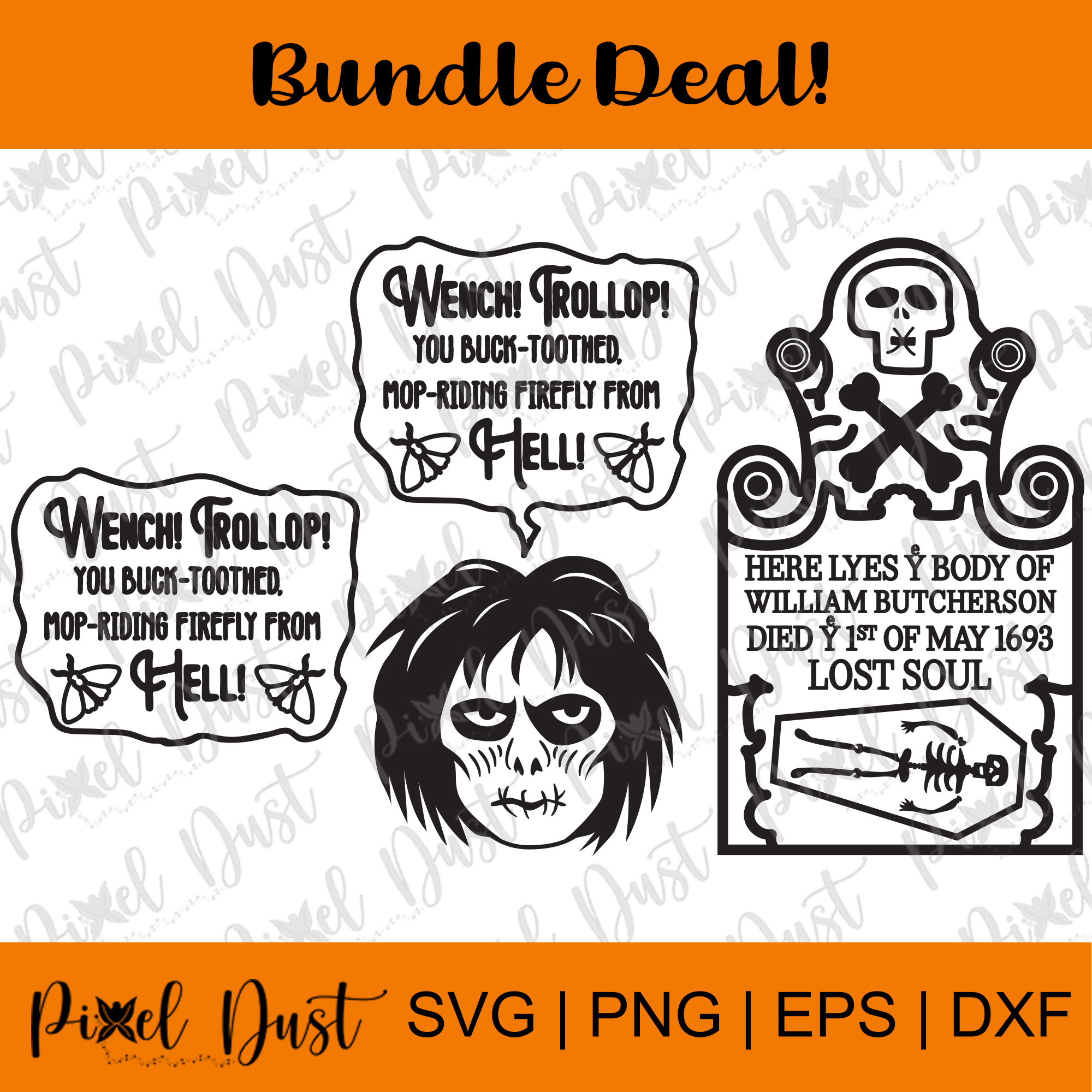 Billy Butcherson Hocus Pocus, Svg, Eps, Png, Dxf, Digital Download, Cut ...