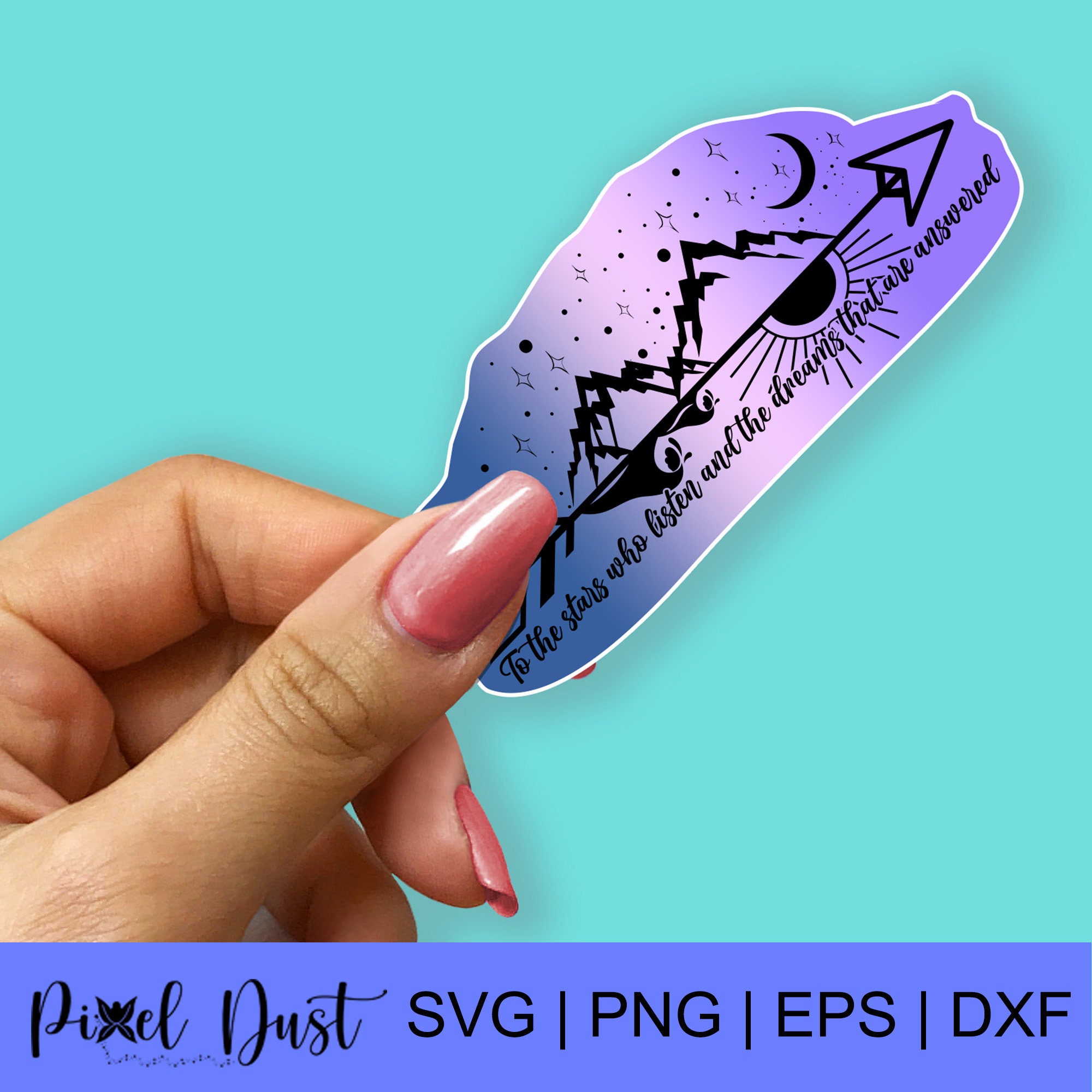 Ispired by Acotar Series, Feyre's Ash Arrow, Digital Download to the ...