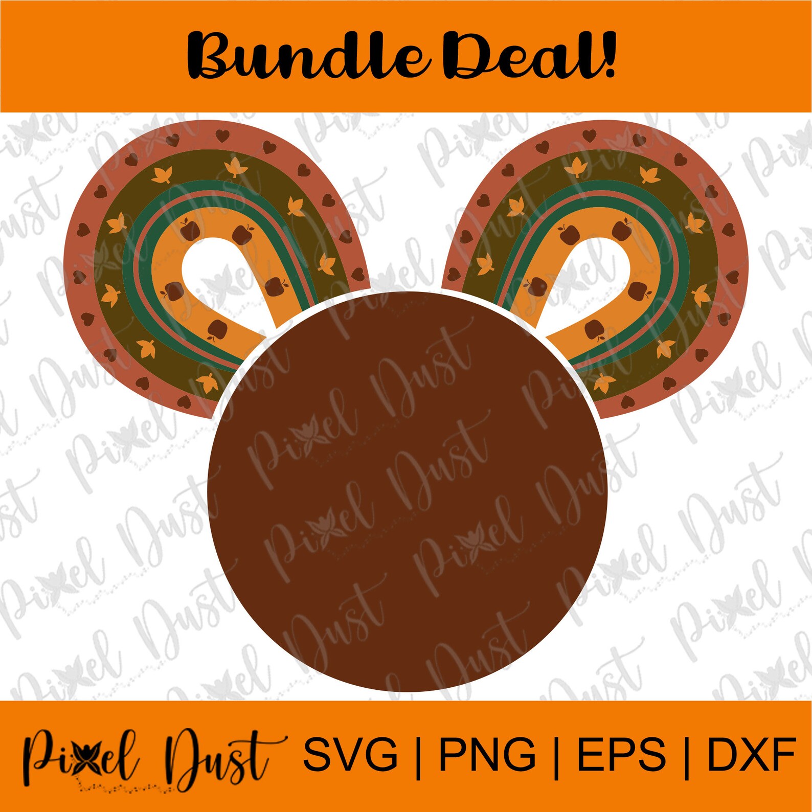 Mickey Mouse Rainbow Ears in Halloween Fall Christmas and - Etsy