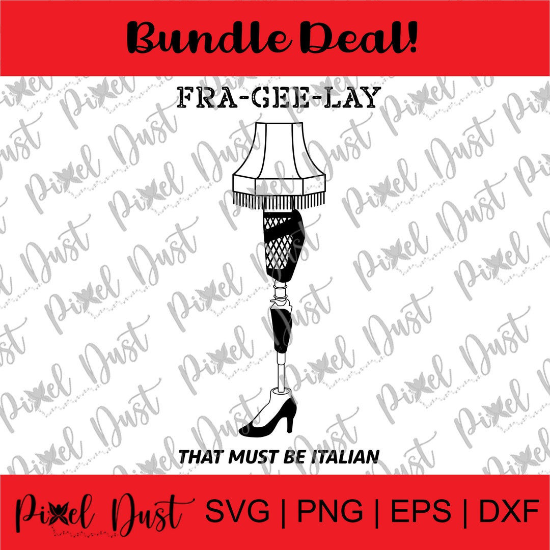 A Christmas Story Leg Lamp With Prosthetic Spin to a Holiday Graphic ...