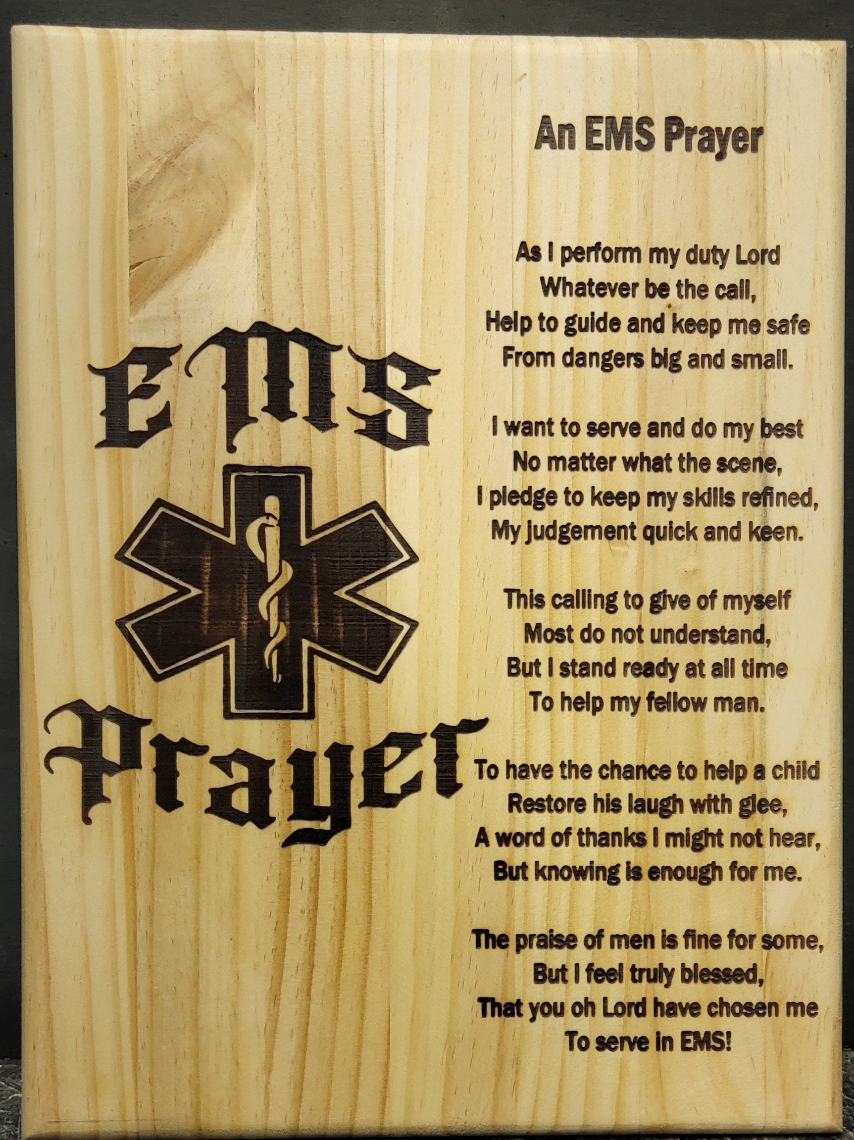 Paramedics Prayer