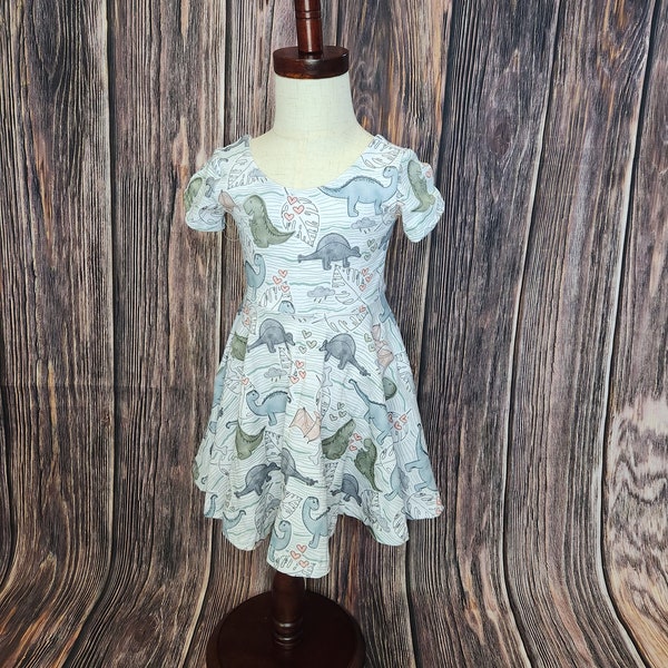 Dinosaur Dress - Etsy