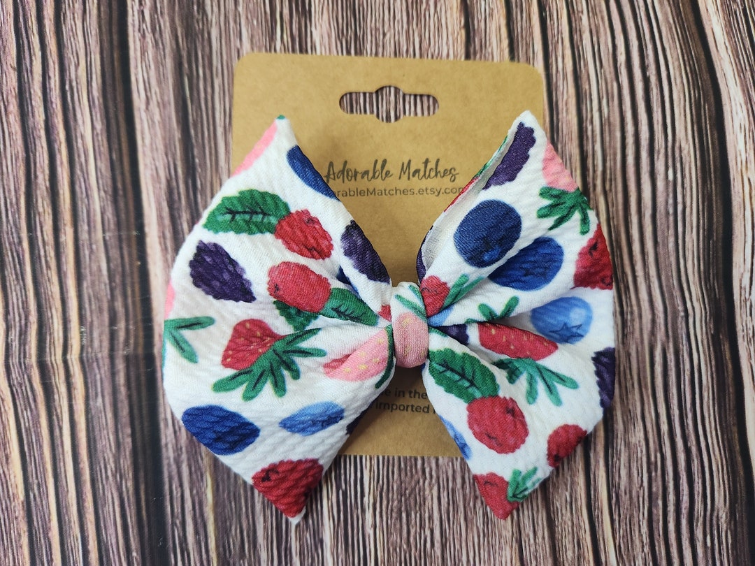 Berry Hair Accessories, Strawberry Hair Clip Baby, Hair Bow for Baby ...