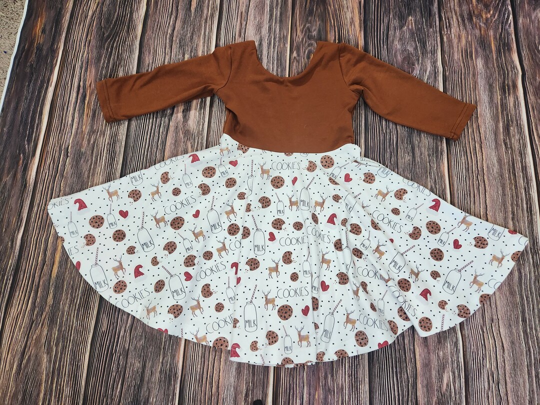 Matching Family Outfits Christmas Dress for Girls, Christmas Cookie ...