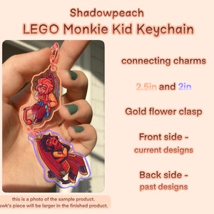LEGO Monkie Kid Shadowpeach Keychain - Etsy