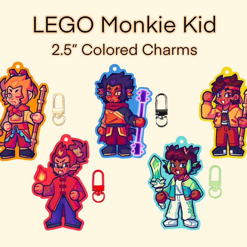 Monkie Kid Keychain - Etsy