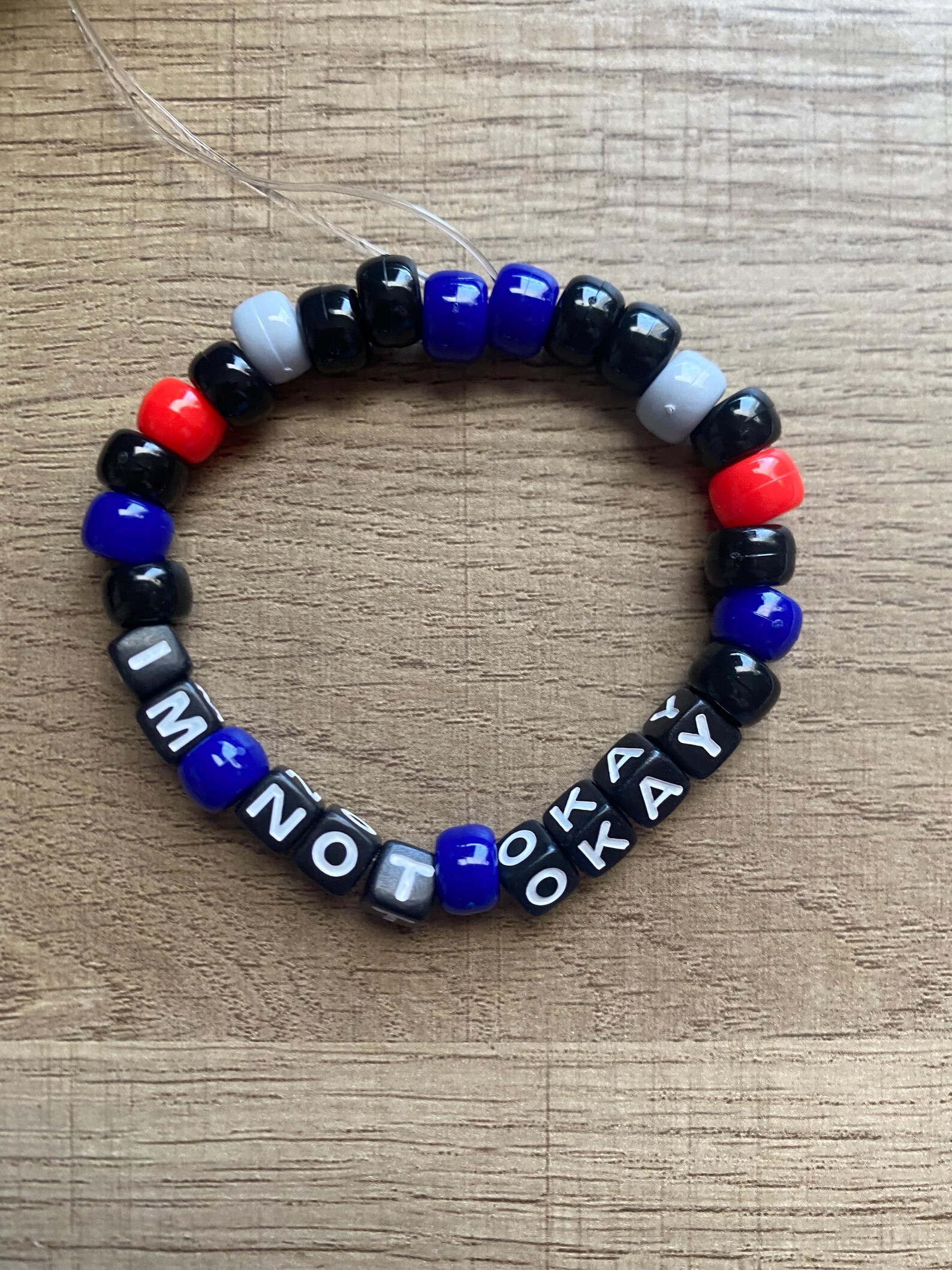 My Chemical Romance/ MCR Beaded Bracelets I’m Not Okay/ Black Parade ...