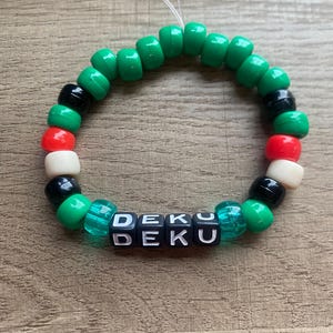 My Hero Academia Beaded Bracelet/ All Might/ Bakugo/ Deku/ Todoroki ...