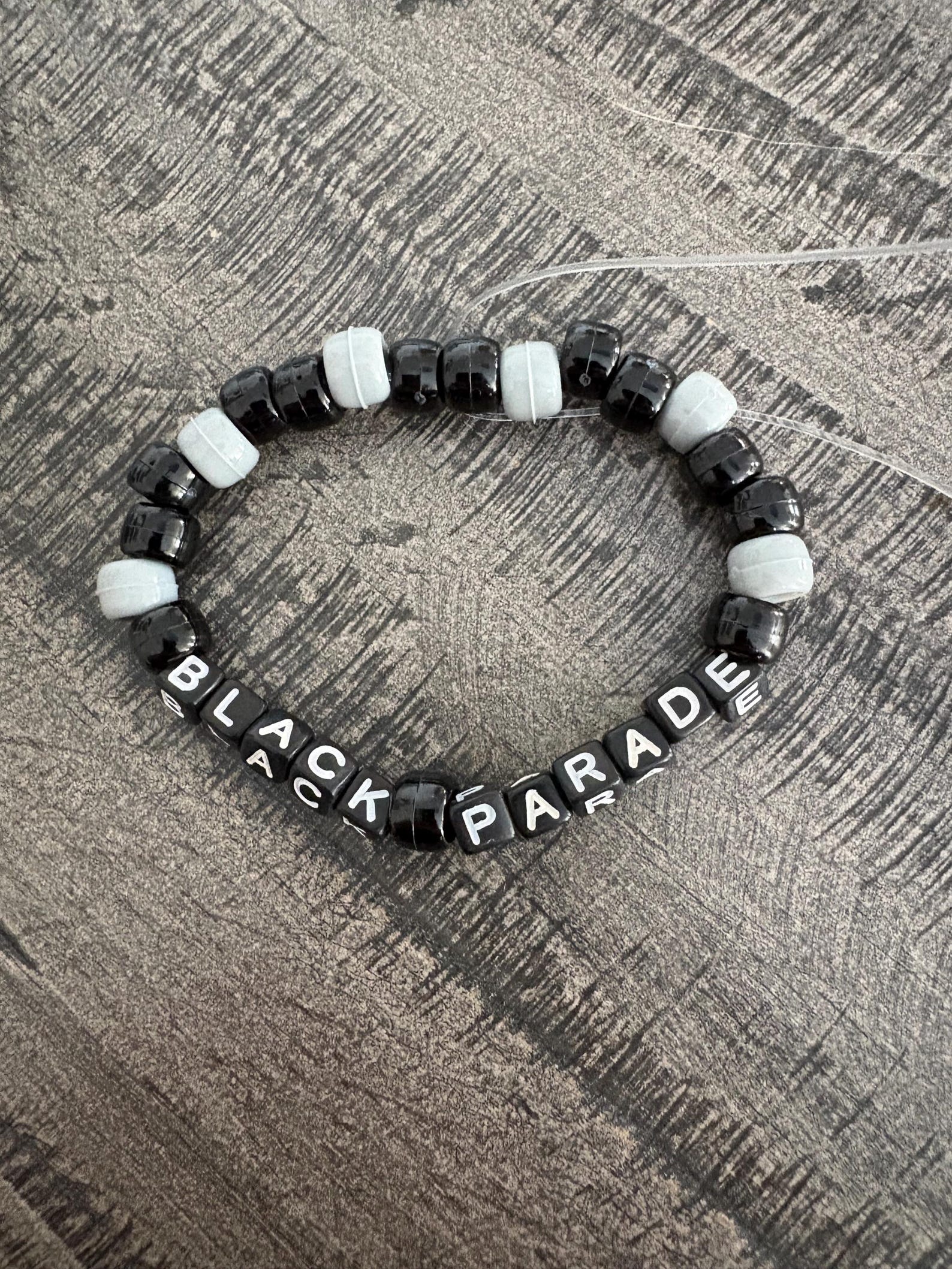 My Chemical Romance/ MCR Beaded Bracelets I’m Not Okay/ Black Parade ...