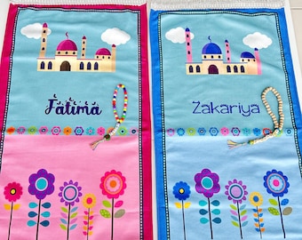 Children Prayer Rug, Kids Prayer Mat Muslim, Janamaz for Kids, Islamic ...