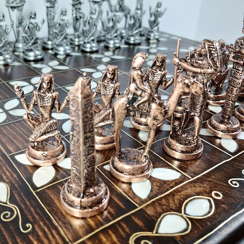 Personalized Wooden Chess Set Mens Valentines Gifts Handmade - Etsy