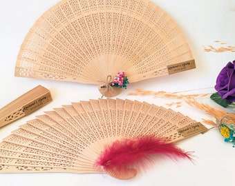 Wedding Fans for Guests - Etsy