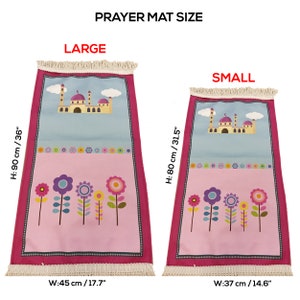 Personalized Kids Prayer Mat Muslim, Children Prayer Rug, Janamaz for ...