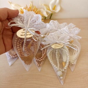 Prayer Beads Tasbeeh Masbaha Favors, Eid Gift, Islamic Wedding Favor ...