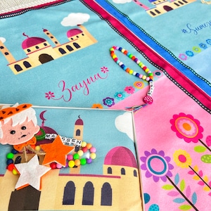 Personalized Kids Prayer Mat Muslim, Children Prayer Rug, Janamaz for ...
